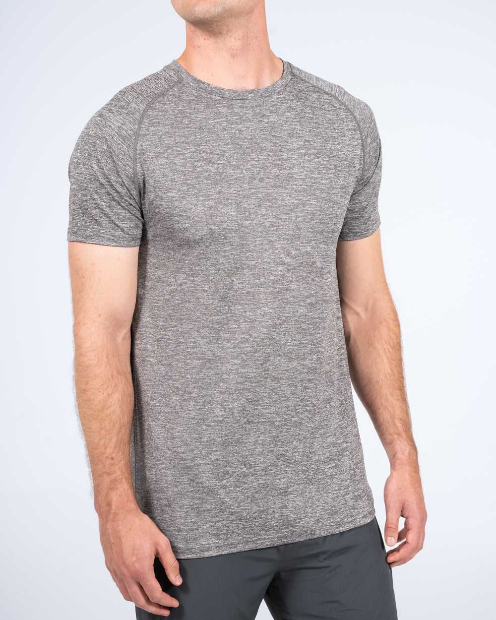 Parell Evolve Tall Mens Long Spacedye Training Top (grey) | Tall Mens ...