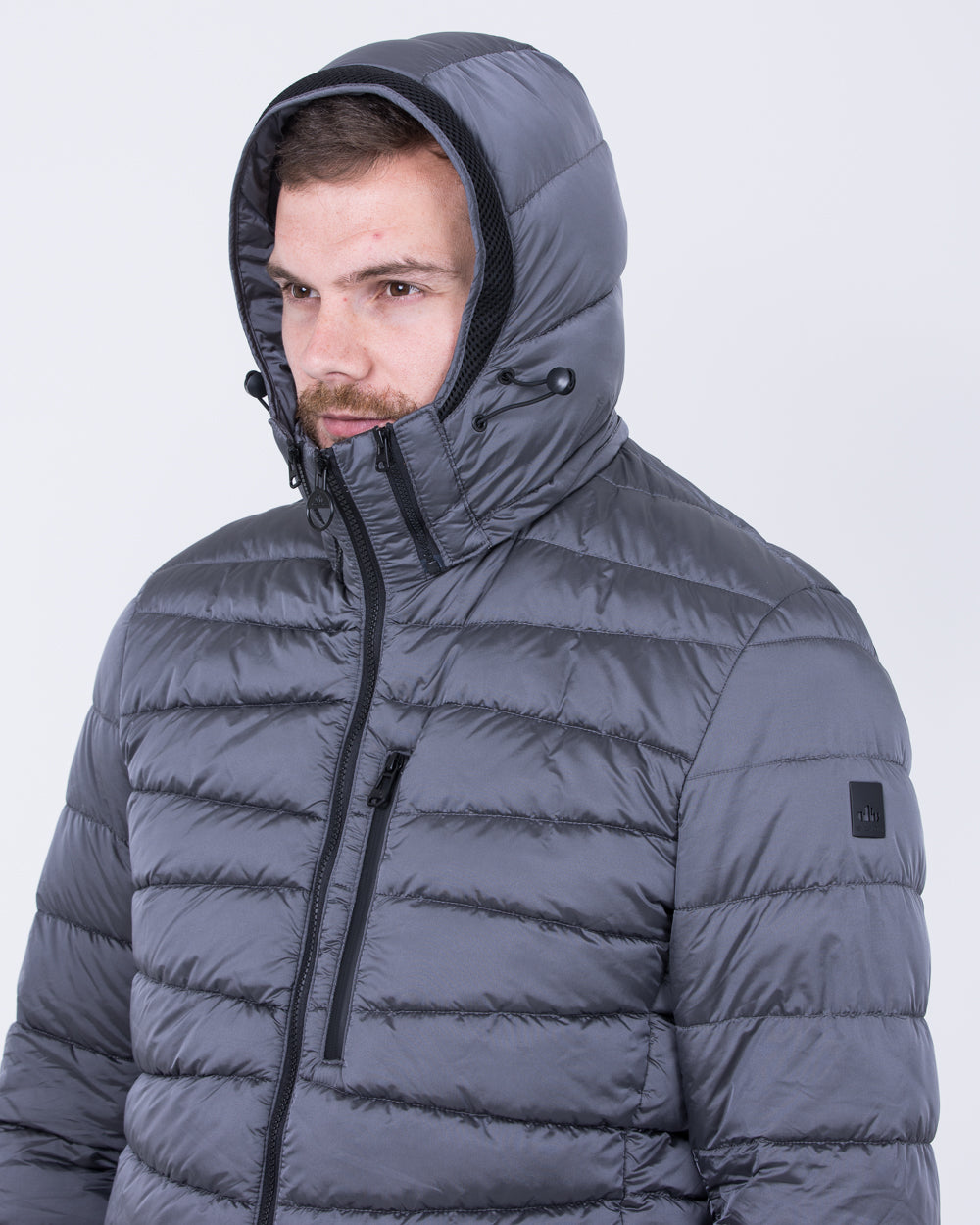 Cabano Extra Long Longer Tall Adjustable Puffer Mens Jacket Coat ...