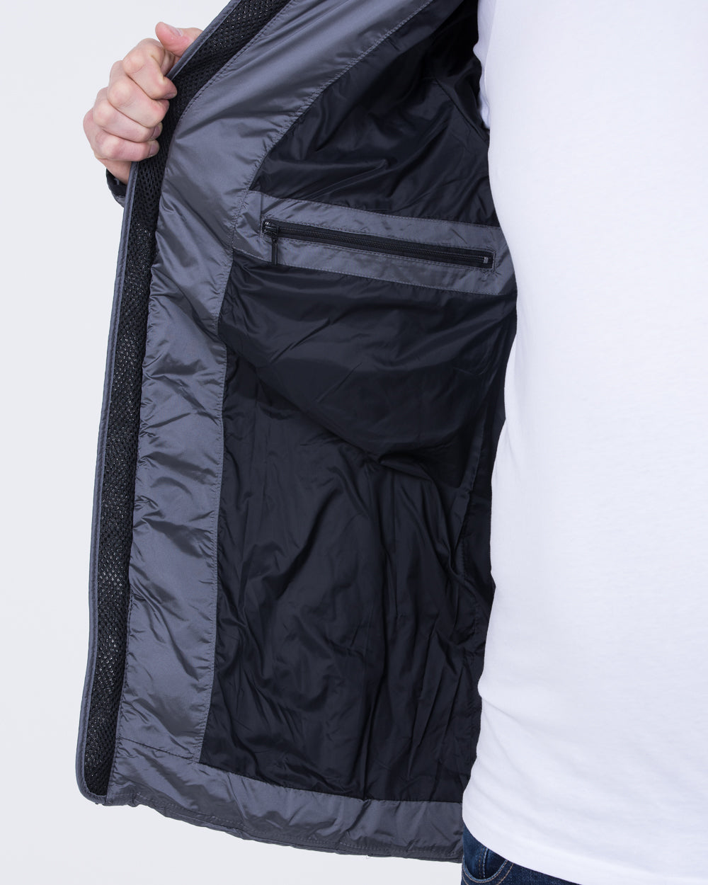 Cabano Extra Long Longer Tall Adjustable Puffer Mens Jacket Coat ...