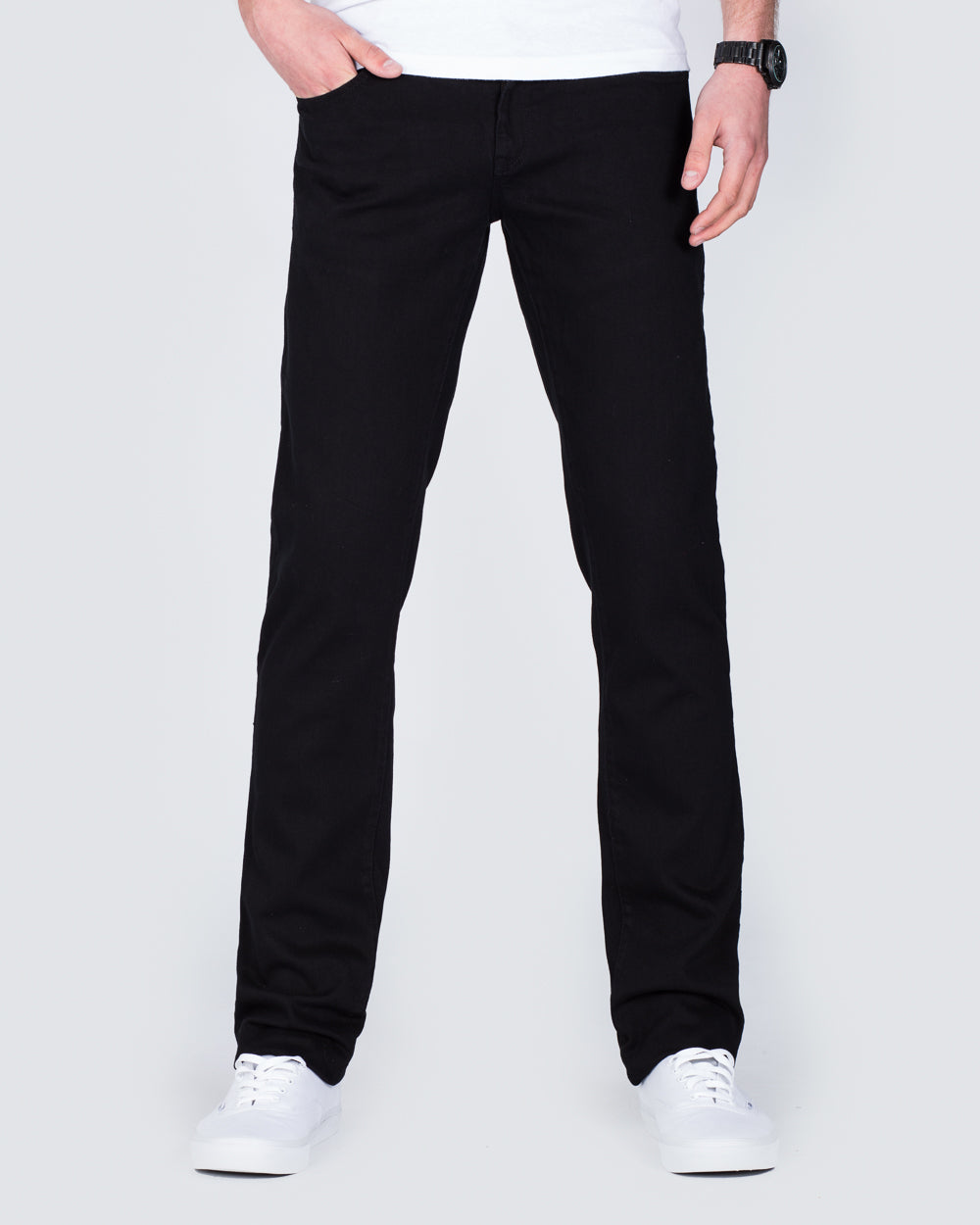 Ed Baxter Slim Fit Extra Tall Mens Jeans (black) | Tall Mens Clothing ...